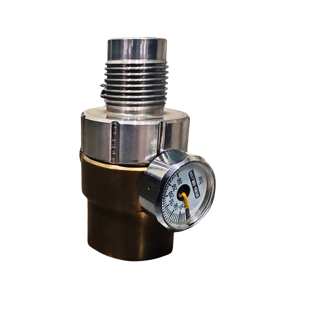 High-Pressure Bottle Rig with 300 Bar Pressure Gauge – Tactical Armoury